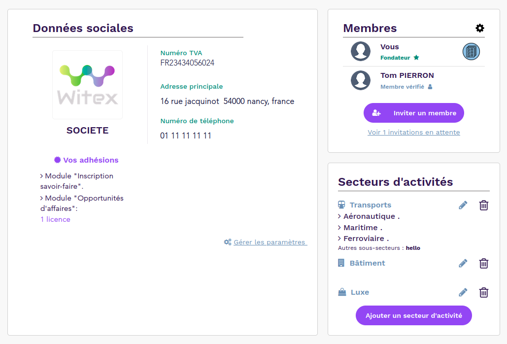 Avantages de la plateforme pour les fournisseurs textile • Witex